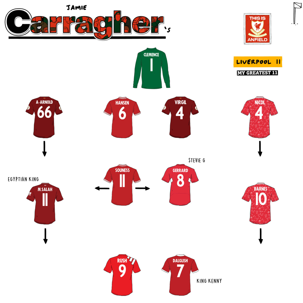 Jamie Carragher's Greatest Liverpool XI: A Legacy of Legends