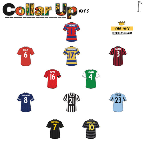 Collar Up Kits Ultimate 90s Football XI
